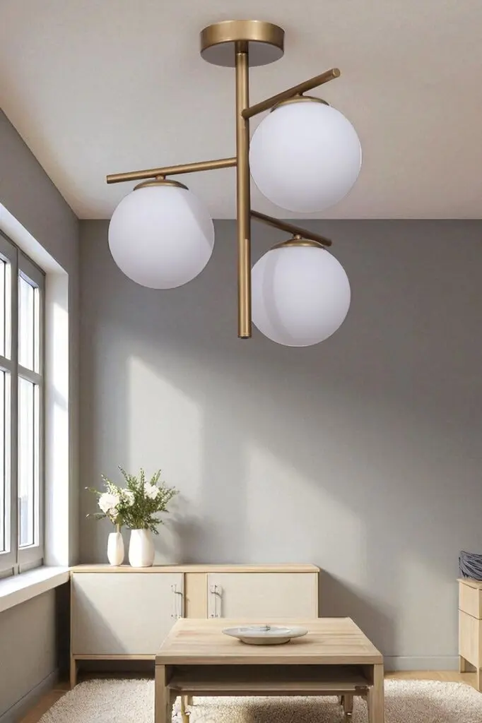 Opviq Luster 2595811, Zlatne boje