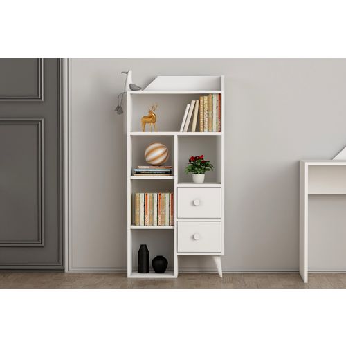 Star - White White Bookshelf