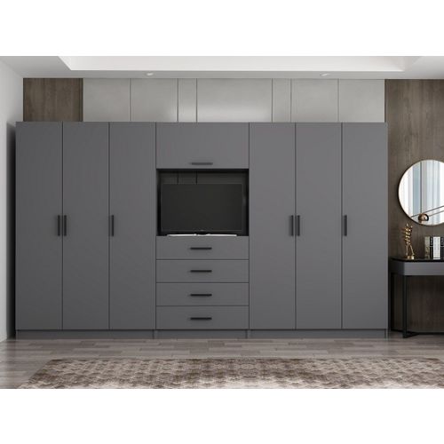 Minar Kale - 7830 Anthracite Wardrobe