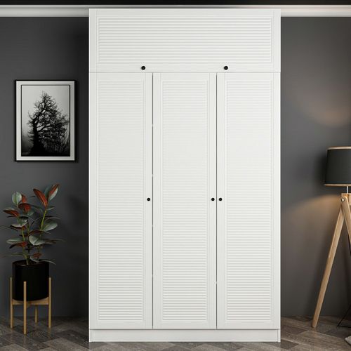 Minar Kale - 8400 White Wardrobe