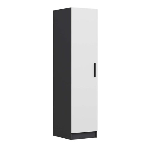 Minar Kale - 8733 White Anthracite Wardrobe
