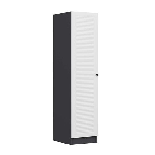 Minar Kale - 8771 White Anthracite Wardrobe