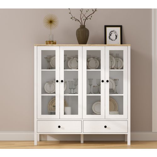 FRN-20071 Wooden White Bookshelf