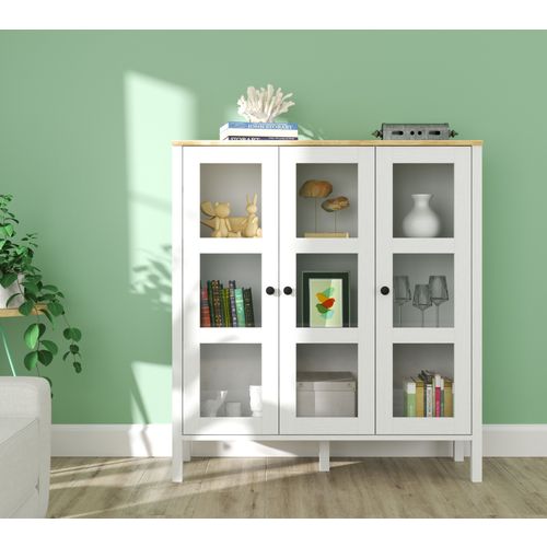 FRN-20073 Wooden White Bookshelf