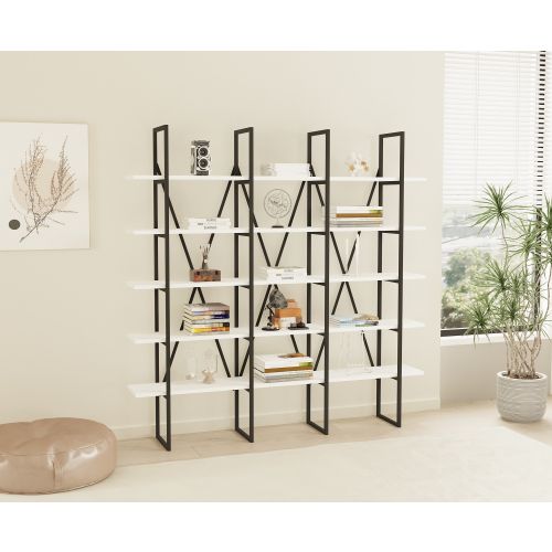Beylerbeyi - White Black White Bookshelf