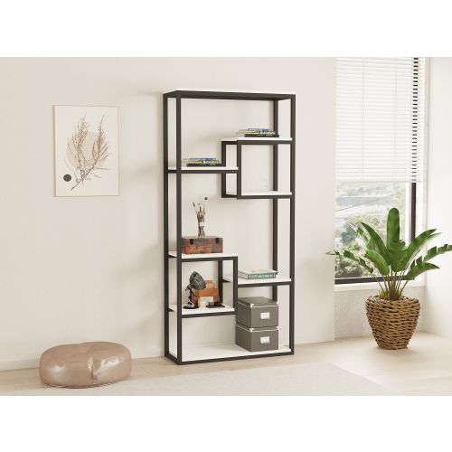 Emina - White White Black Bookshelf