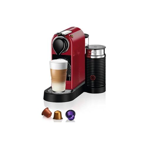 NESPRESSO CitiZ&milk Cherry Red Aparat za kafu i aparat za pravljenje pene od mleka (C123-EUCRN2-S)