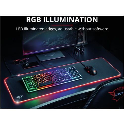 TRUST T GXT 764 GLIDE-FLEX RGB XXL MOUSE PAD (23395)