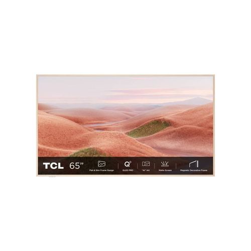 TCL 65A300W Televizor 65" QLED, 4K UHD, Matte Screen, "Ai" Art/Google TV/frame