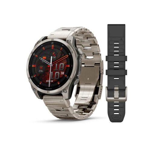 GARMIN Fenix 8 47, AMOLED, Sapphire, Titanium Band (010-02904-40)