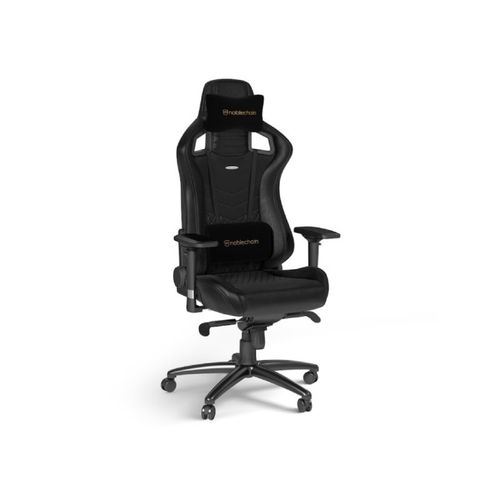 NOBLECHAIRS EPIC Real Leather Gaming stolica crna