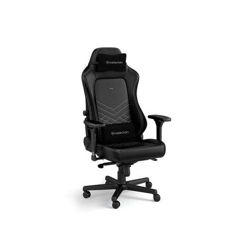 NOBLECHAIRS HERO Gaming stolica crno-platinum bela