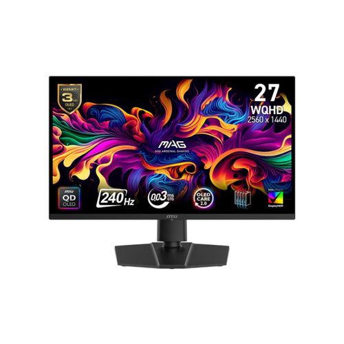 MSI MAG 271QP X24 WQHD OLED 240Hz Gaming Monitor Adaptive Sync