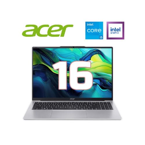 ACER Aspire Lite 16 AL16-52P (Light Silver) WUXGA IPS, i5-1334U, 16GB, 512GB SSD (NX.J5SEX.001)