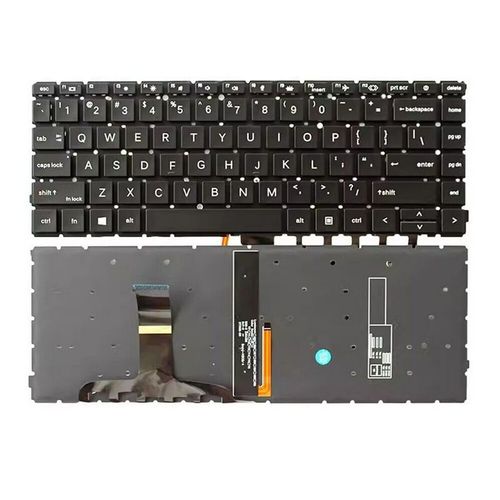 Tastatura za laptop HP ProBook 440 G8 G9 G10 445 G8 G9 G10 mali enter sa pozadinskim osvetljenjem