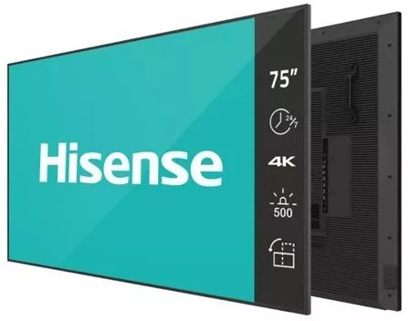 HISENSE 75” 4K UHD DIGITAL SIGNAGE DISPLAY - 24/7 OPERATION