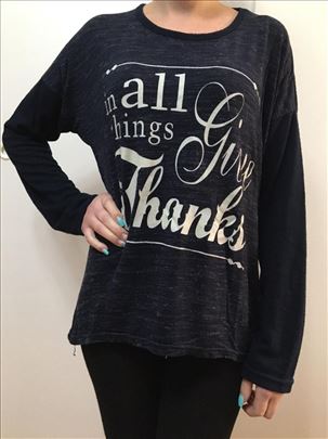 5-Bluza tamno teget