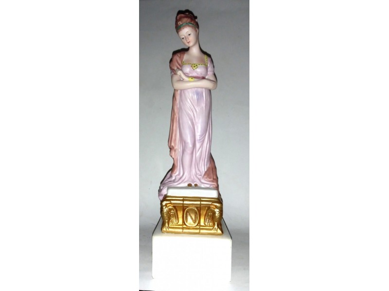 FIGURA - BISKVIT PORCELAN POSTOLJE MERMER 33cm