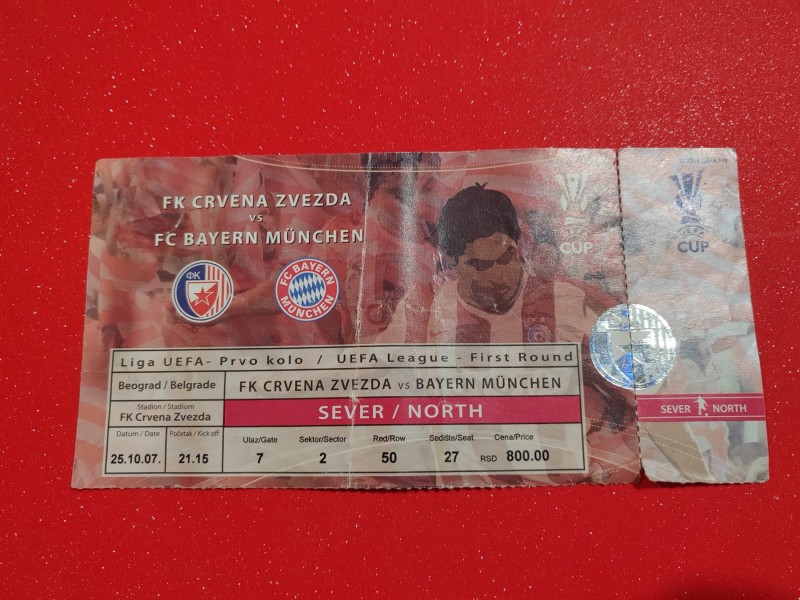 CRVENA ZVEZDA - BAJERN MINHEN 25.10.2007. SEVER