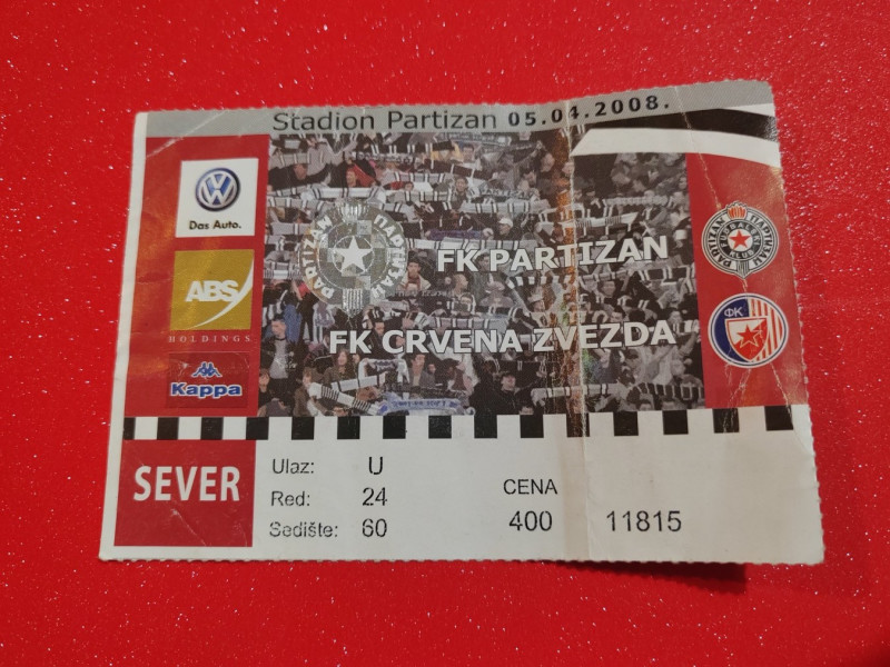 PARTIZAN - CRVENA ZVEZDA 05.04.2008. SEVER