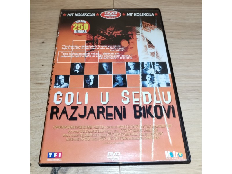 Goli u sedlu razjareni bikovi DVD (NOVO)