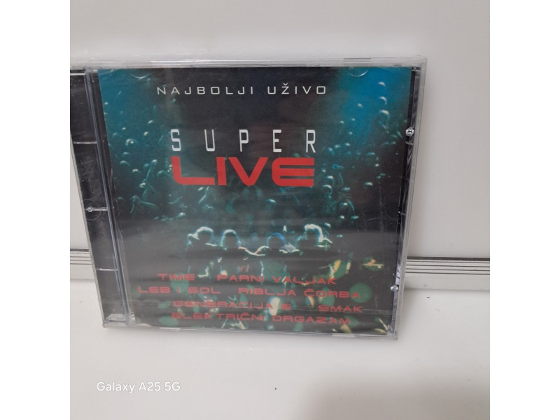 SUPER LIVE CD - NOVO -