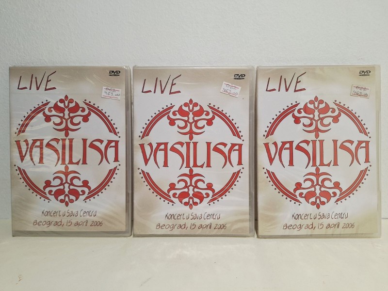 3 NOVA DVD-a VASILISA KONCERT U SAVA CENTRU AKCIJAAAAAA