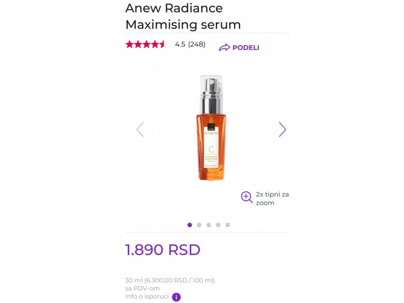 Avon Serum sa Vitaminom C -novo