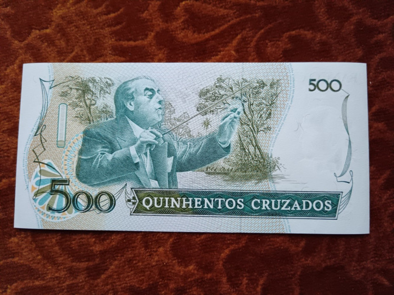 Brazil 500 kruzados,UNC