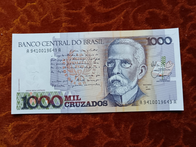 Brazil 1.000 kruzados,UNC