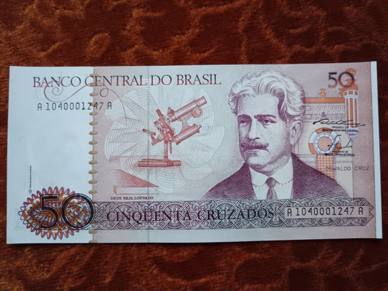 Brazil 50 kruzados,UNC