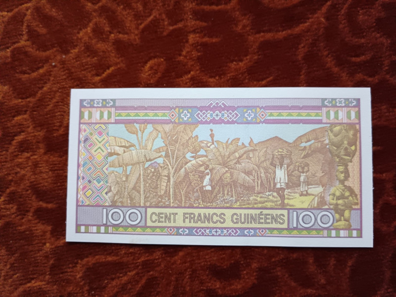 Gvineja 100 franaka,2015 god.UNC