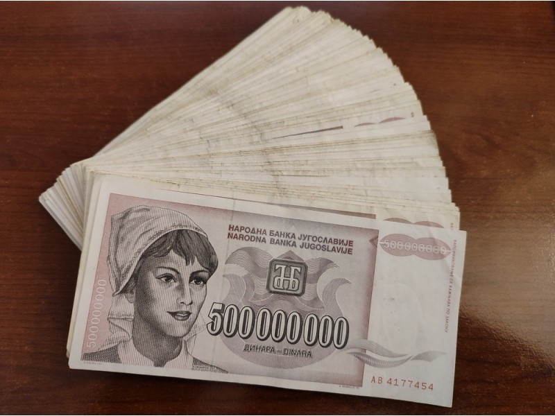 500.000.000 dinara