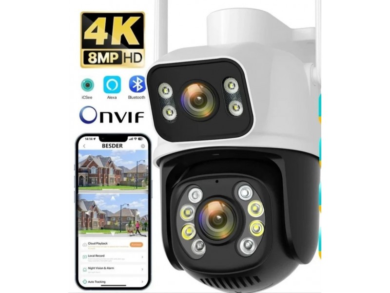 Wifi Kamera Dupla PTZ Okretna + memorija 64Gb