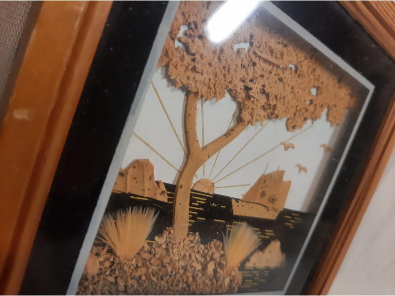 VTG ORIGINALNA UMETNOST REZBARENE PLUTE "ISOLA D'ELBA"I