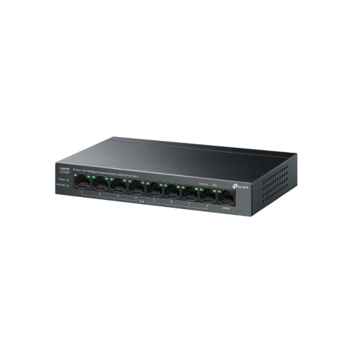 LS109P(UN) 9-Port 10/100Mbps Desktop Switch sa 8-Portova PoE+