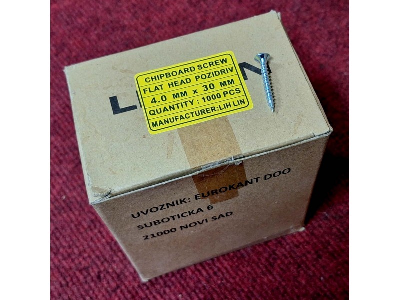Srafovi 1000kom 4mm x 30mm 4x30