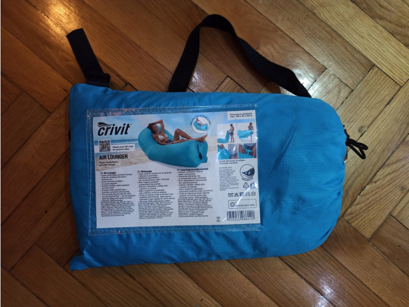 CRIVIT LAZY BAG NA NADUVAVANJE