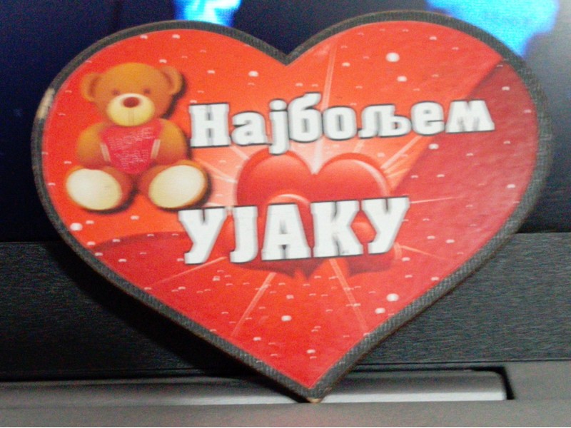 Magnet za frižider NAJBOLJEM UJAKU
