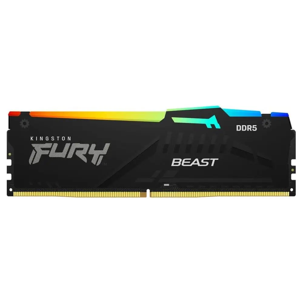 KINGSTON FURY Beast RGB 16GB DDR5 6000MHz CL 30 Black