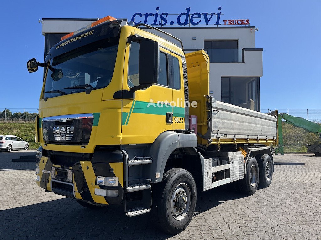 MAN TGS 28.480 6x4 4x4 Dreiseitenkipper Liftachse kiper