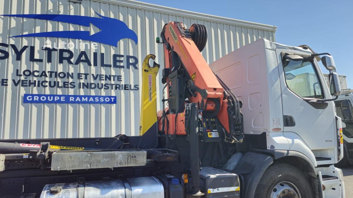 Renault Premium avec grue PALFINGER PK 18000 kiper