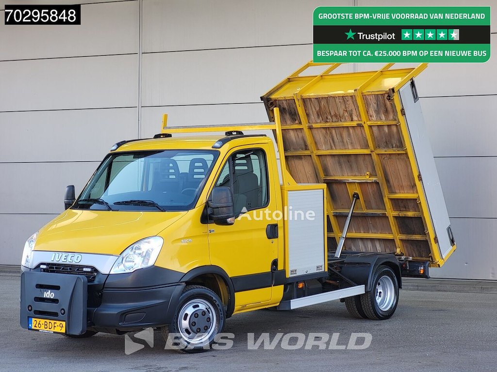 IVECO Daily 50C15 3.0L Kipper met Kist Dubbellucht 3,5t Trekhaak Kiepe kiper