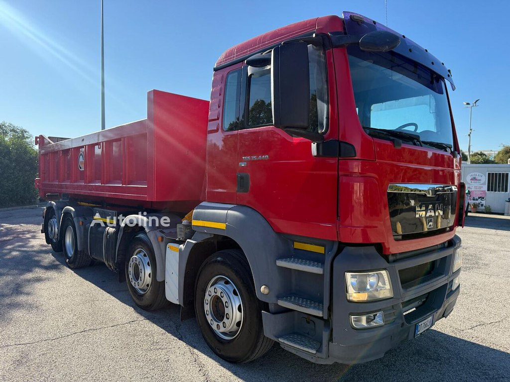MAN 32.440 F camion scarrabile kiper
