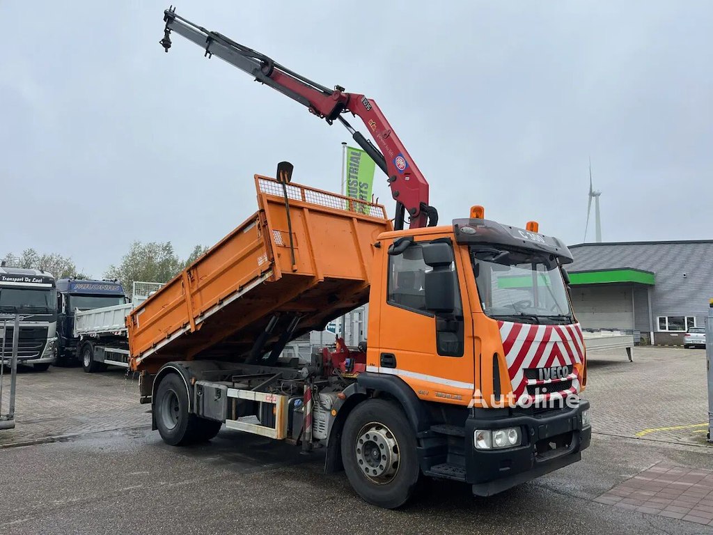 IVECO Eurocargo 190EL25 * EEV * tipper * CRANE HMF kiper