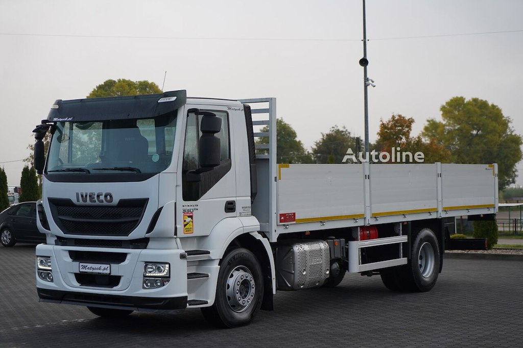 IVECO STRALIS 330 / SKRZYNIOWY- 7,4 M / 4 x 2 / EURO 6 kamion s ravnom platformom