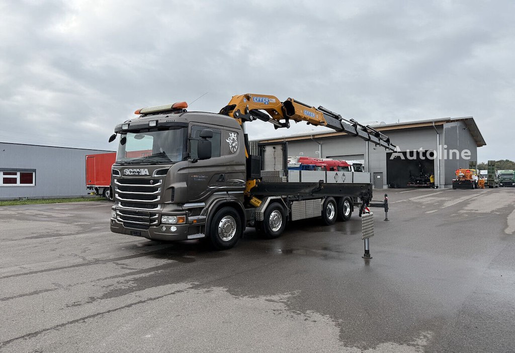 Scania R 480 470/6S kamion s ravnom platformom