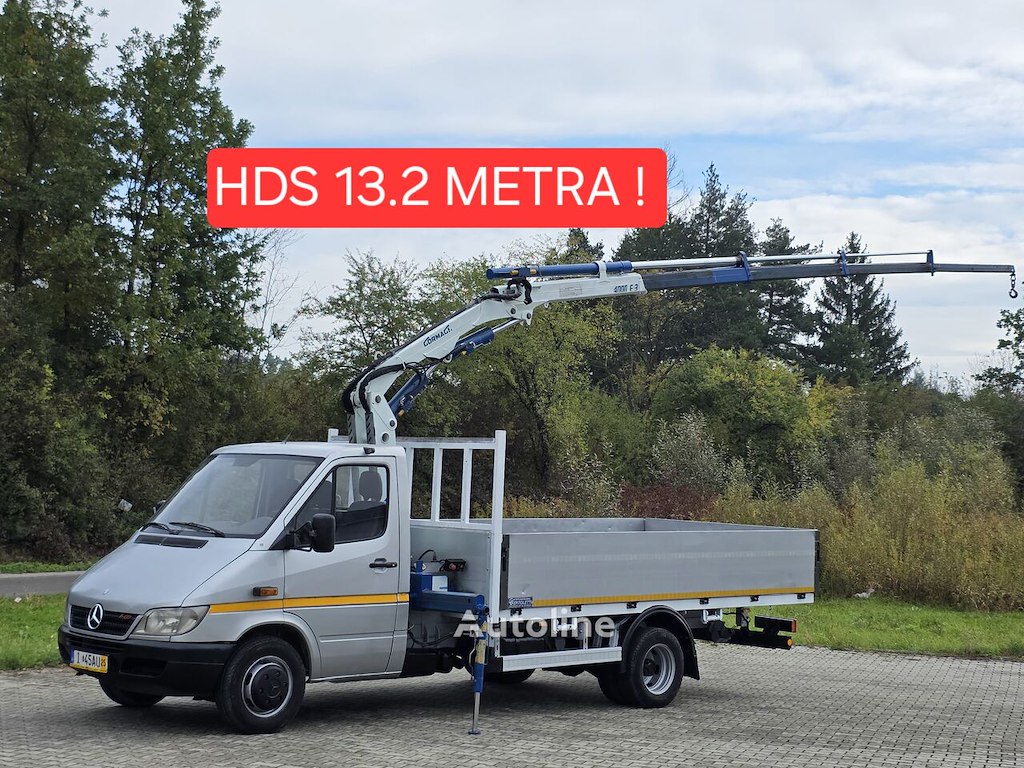 Mercedes-Benz Sprinter 616 CDI Skrzynia 4.20 M + HDS 13.2 Metra ! Cormach 4000 kamion s ravnom platformom