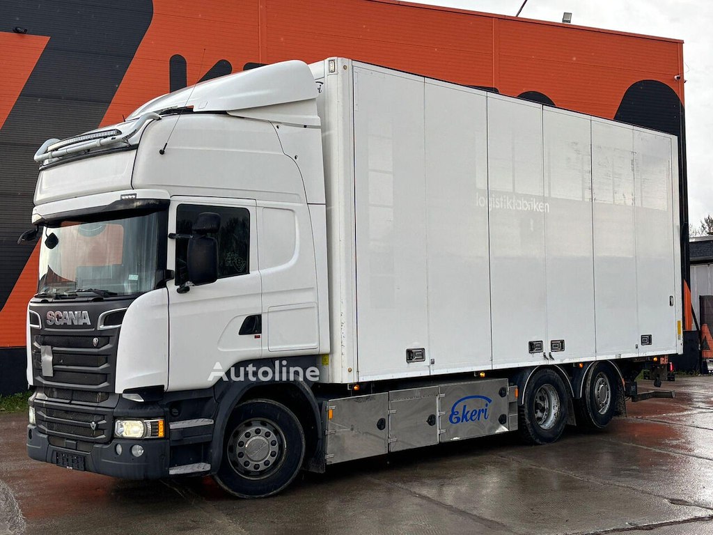 Scania R 580 6x2*4 BOX L=7394 mm kamion furgon