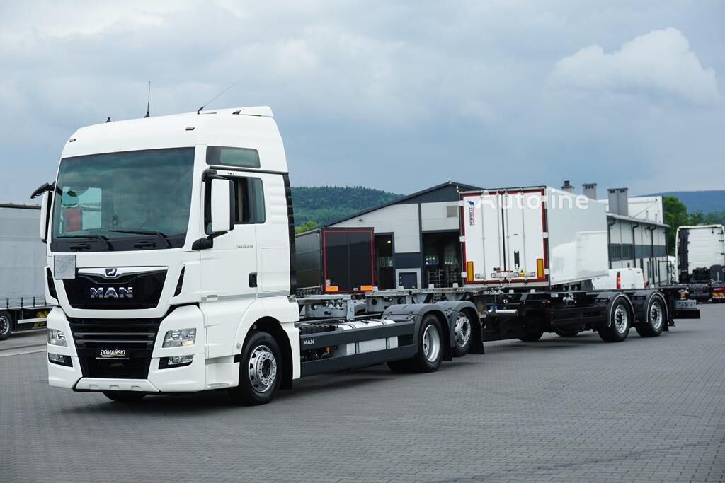 MAN TGX / 26.470 / ACC / E 6 / MP 5 / ZESTAW BDF 2 X 7,15 M , 7,45 M kamion šasija + prikolica šasije